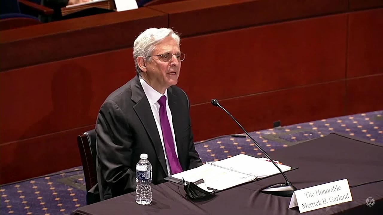 Garland defends DOJ monitoring violence against school officials - YouTube