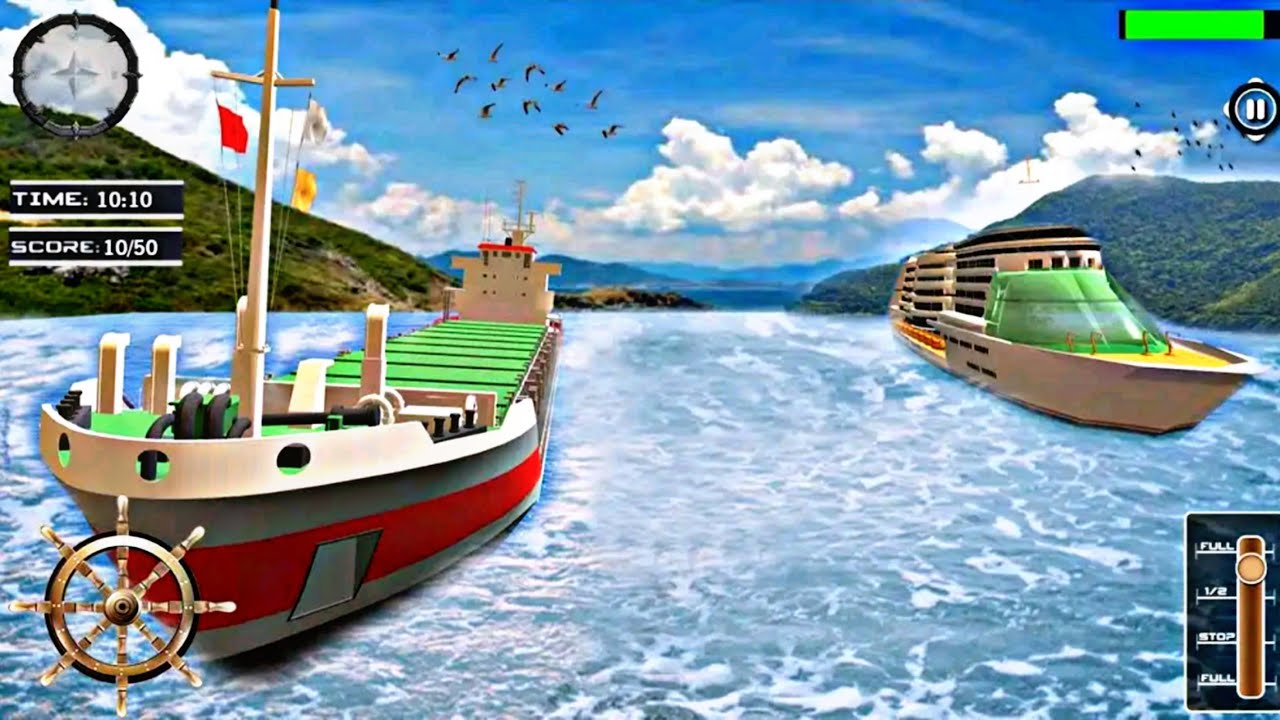 Big Cruise Ship Driving Simulator Game _ Best Cargo Cruise Ship Games ...