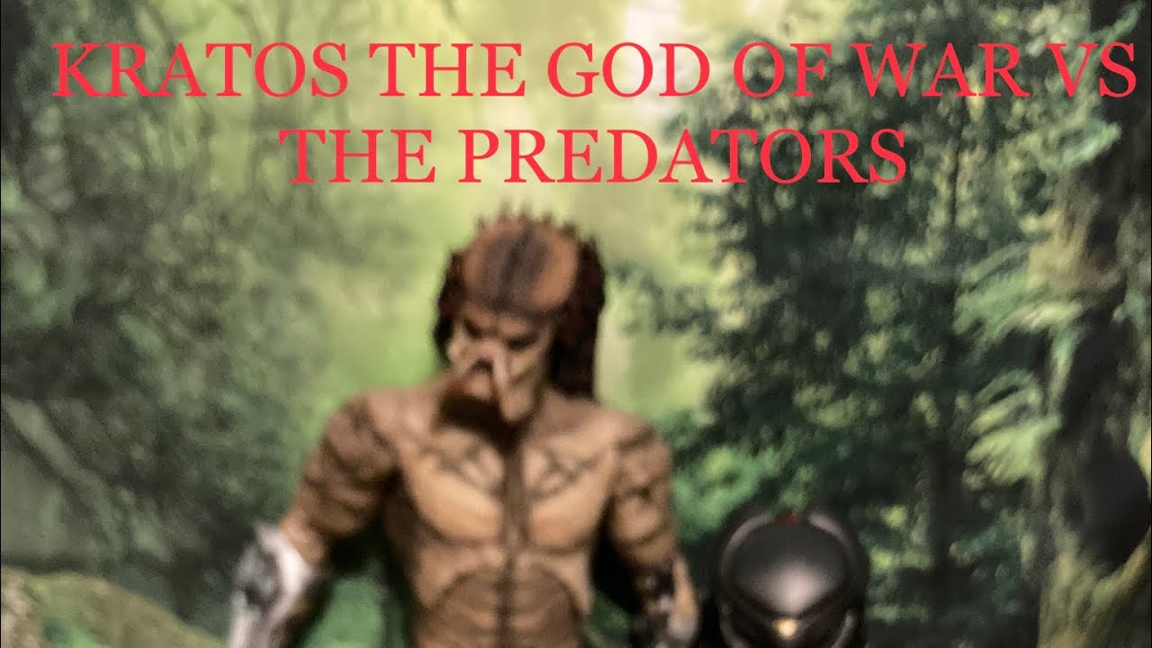 Kratos the GOD OF WAR vs The PREDATORS - YouTube