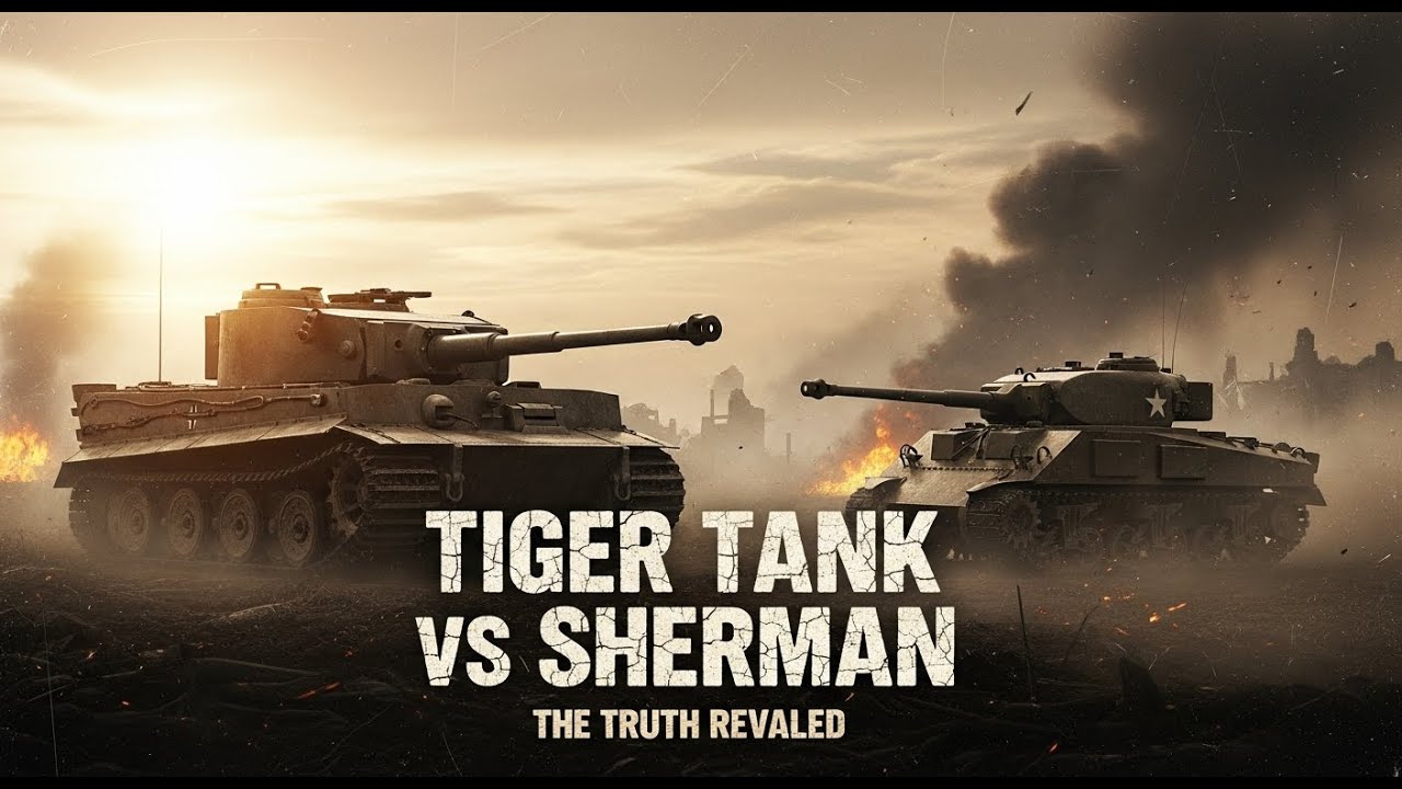 Tiger Tank vs Sherman – The Truth Revealed - YouTube
