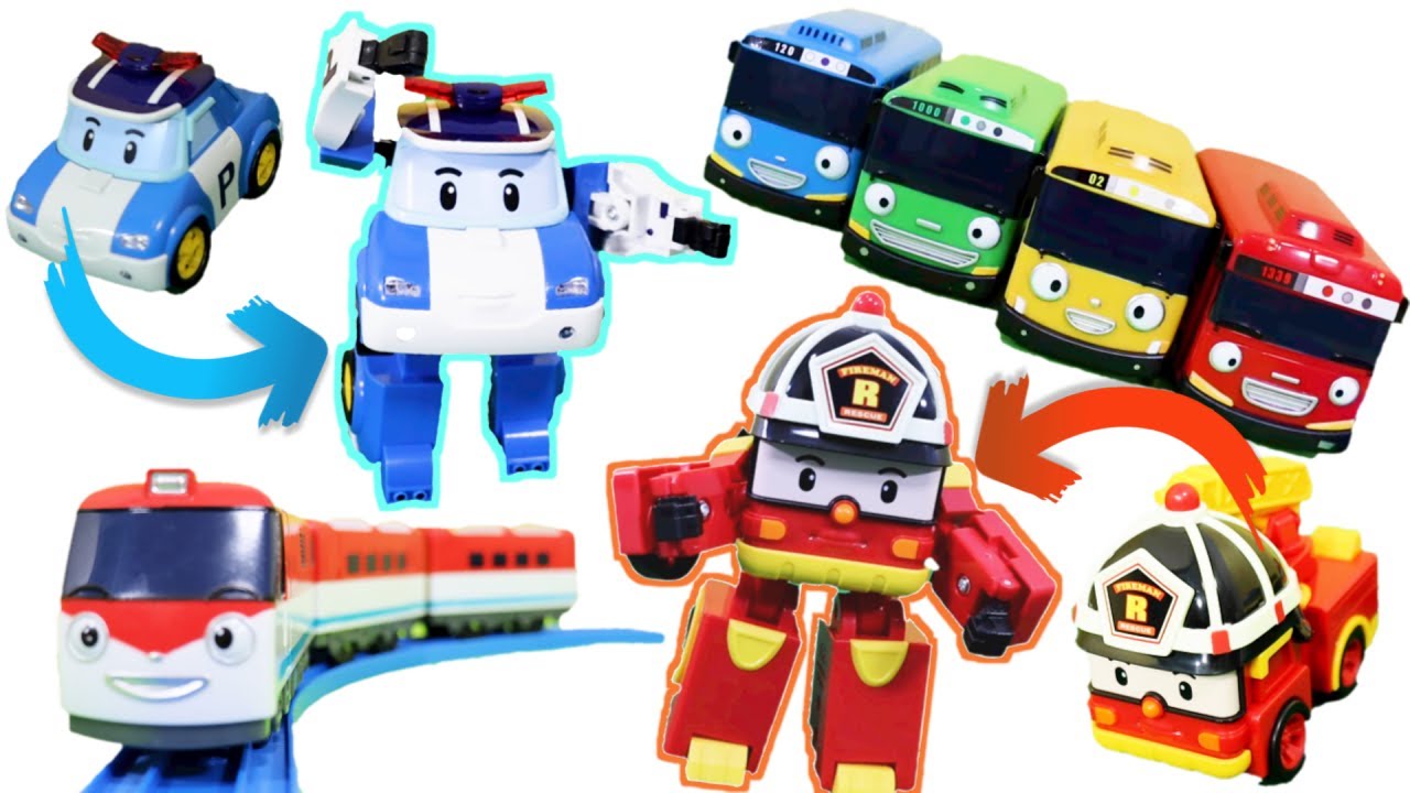 Tayo and Titipo, look at the transformation | Robocar POLI, 로보카폴리, ロボ ...