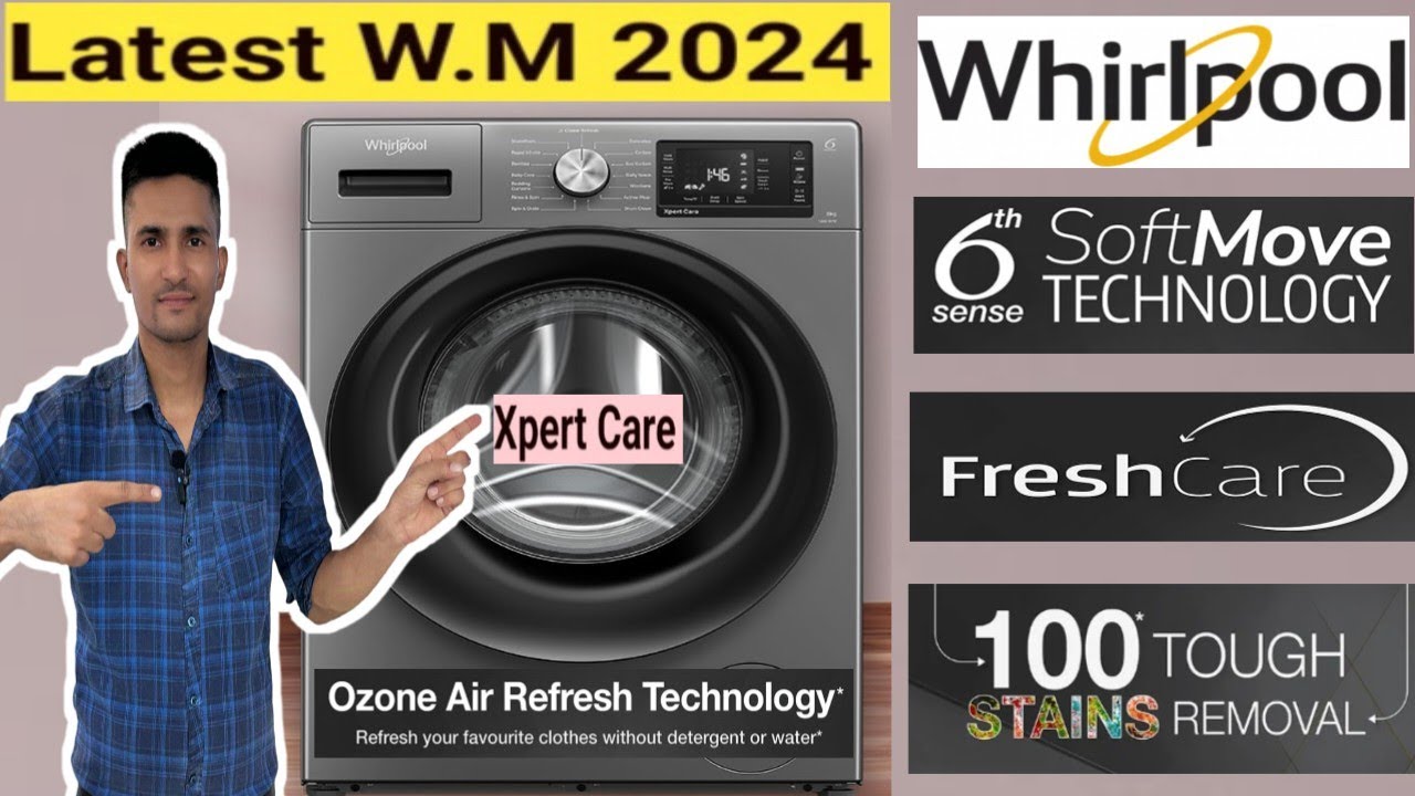 Whirlpool 9Kg Xpert Care Frant load latest washing Machine Review 2024# ...