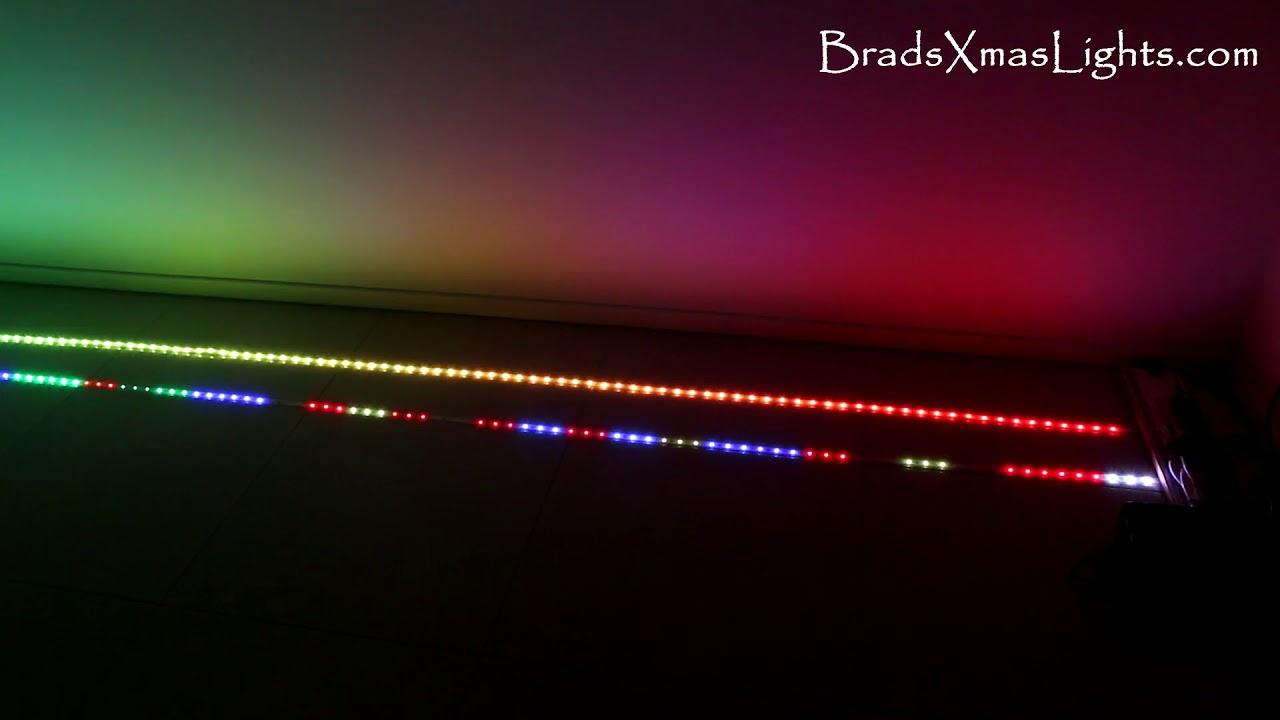 GS8208 Pixel Strip - Automatic Self-Test Mode - YouTube