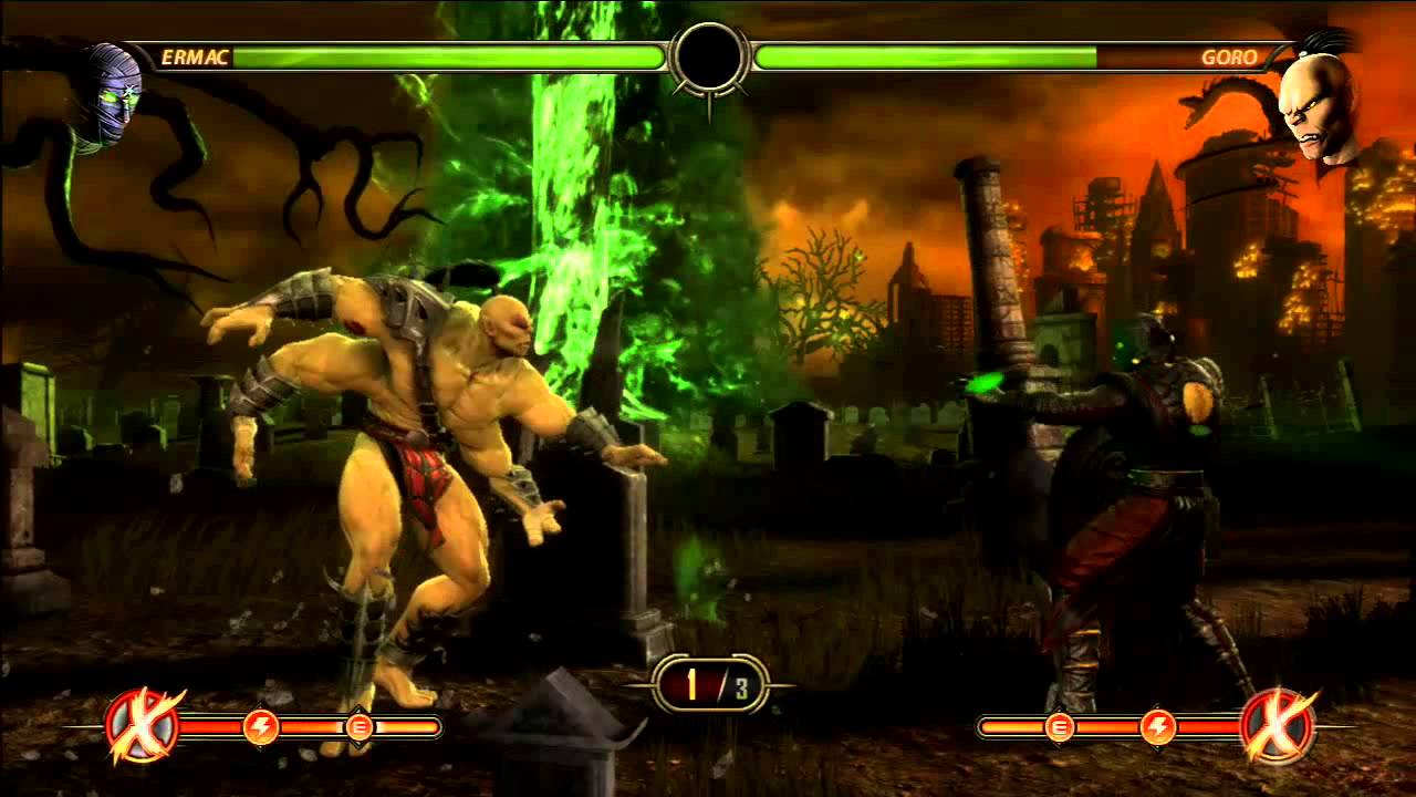 Ermac VS 3x Goro! MK9 Challenge Tower 275. Mortal Kombat 9 2014! - YouTube