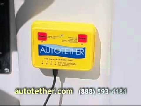 Autotether Wireless lanyard/boat kill switch - YouTube