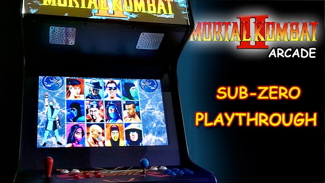 MORTAL KOMBAT 2 ARCADE SUB ZERO PLAYTHROUGH #mk2 #arcadegames - YouTube