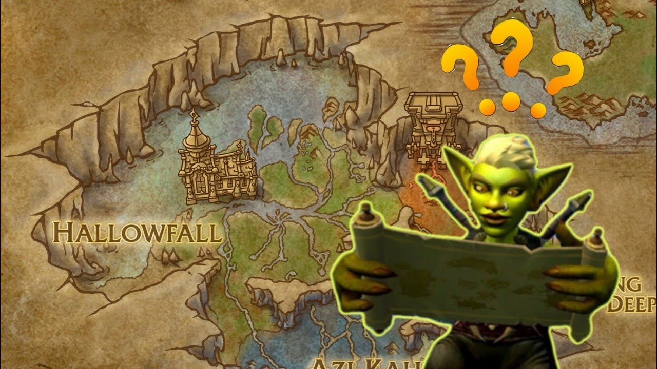 How to get to Hallowfall in game on your mount. No queuing or confusing ...