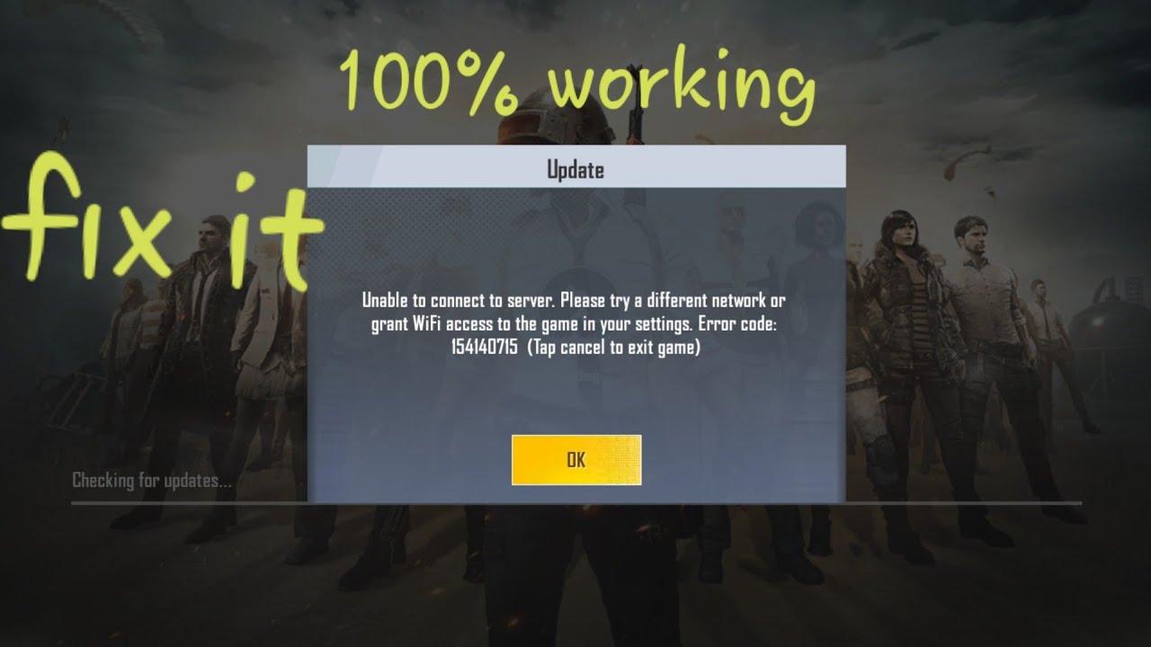 Fix surver problem and lobby longing problem 100% working 😎 - YouTube