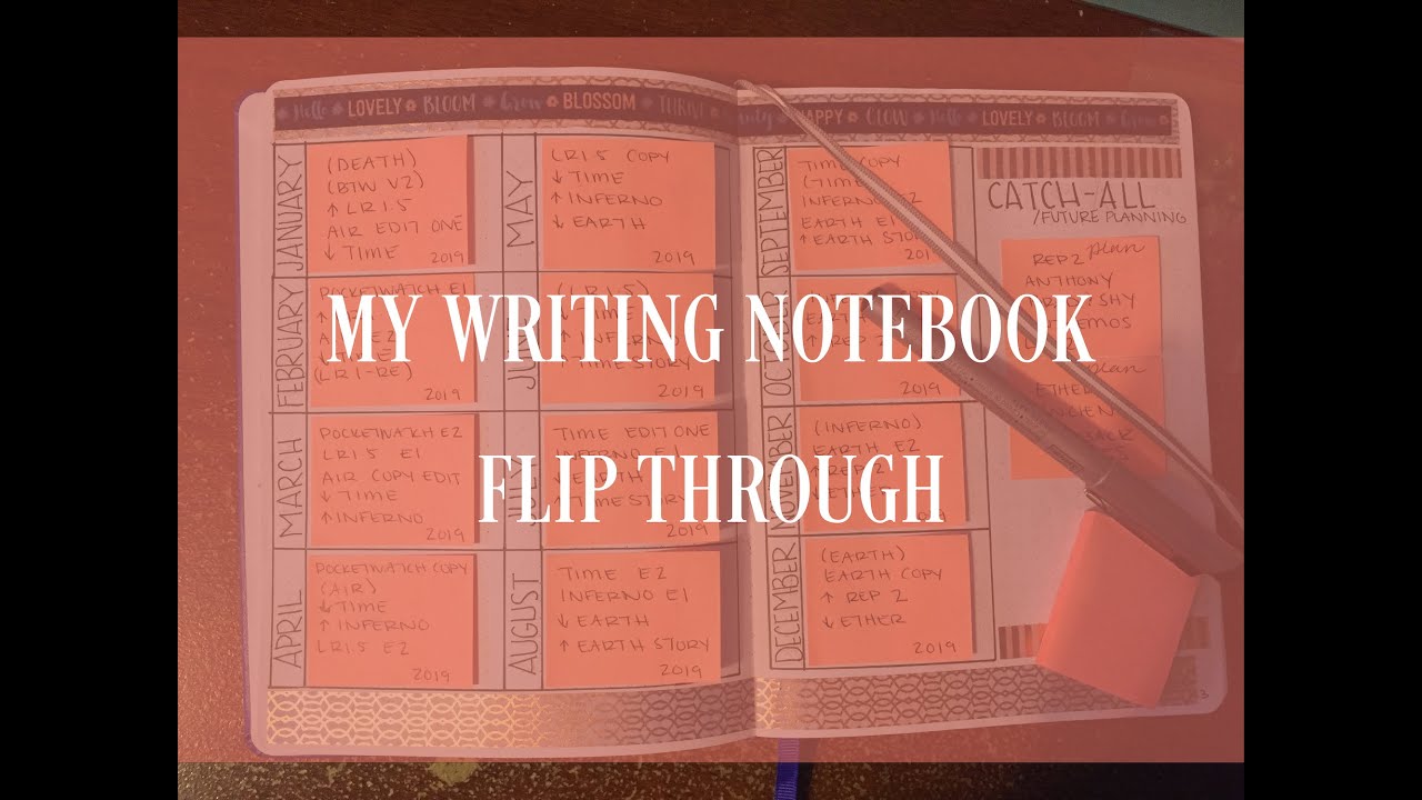 My Writing Notebook | A Flip Through - YouTube