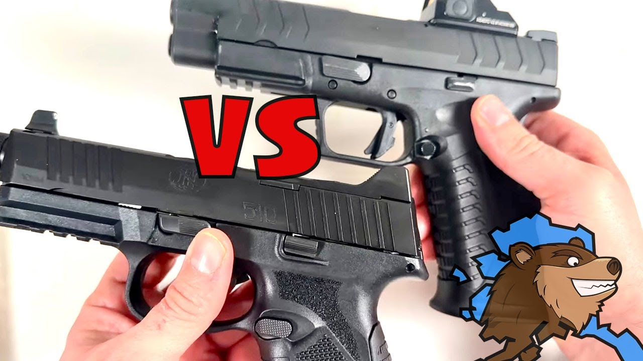 FN 510 Tactical vs Springfield XDM Elite 10mm - YouTube