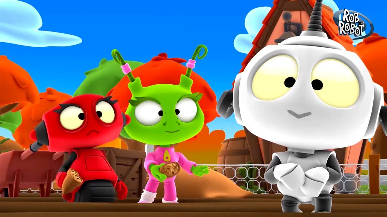 Growing Veggies | Rob The Robot | Toddler Learning Video - YouTube