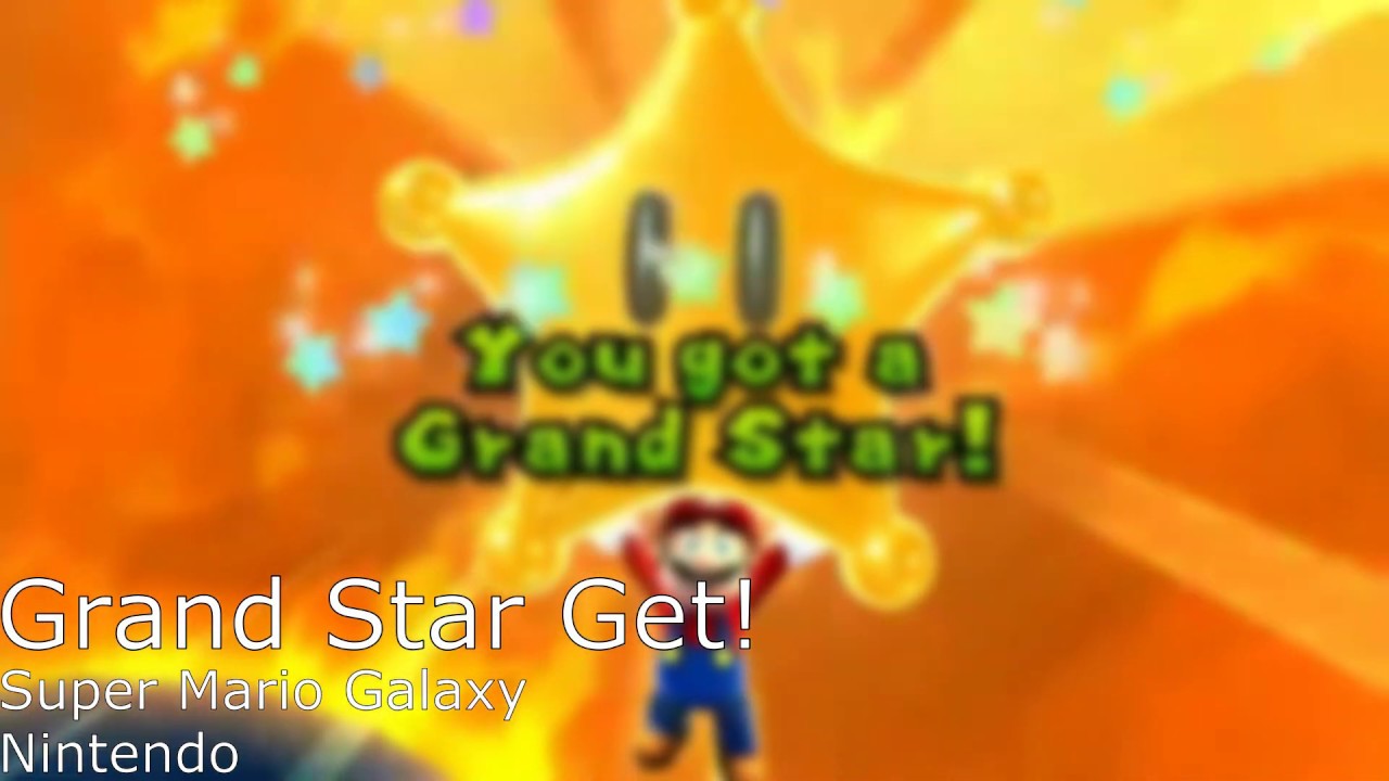 Final Grand Star / Grand Star Get! - Super Mario Galaxy - YouTube