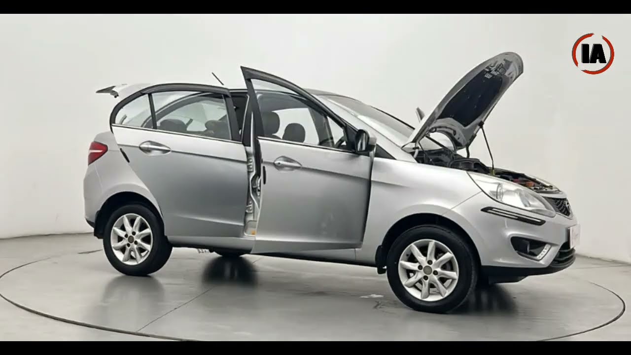 TATA Zest l Silver colour l 360-degree view Exterior and Interior - YouTube