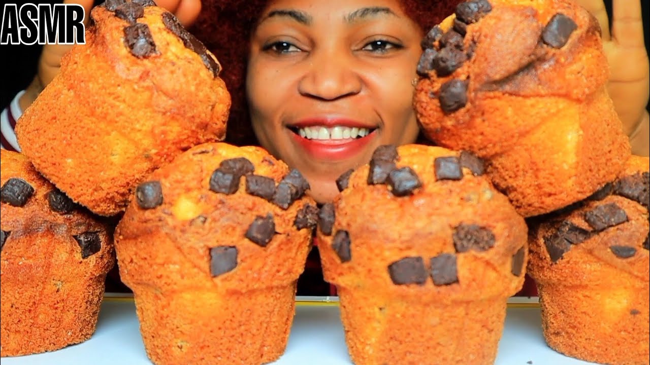 ASMR MUFFINS MUKBANG, EATING SOUNDS {NO TALKING} - YouTube