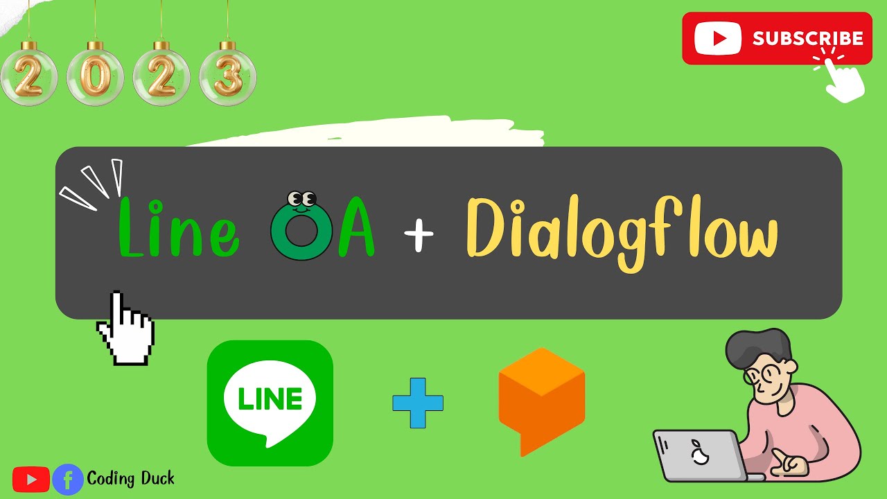 Howto : สร้าง LineBot พร้อมเชื่อมต่อเข้ากับ Dialogflow ในปี 2023 - YouTube