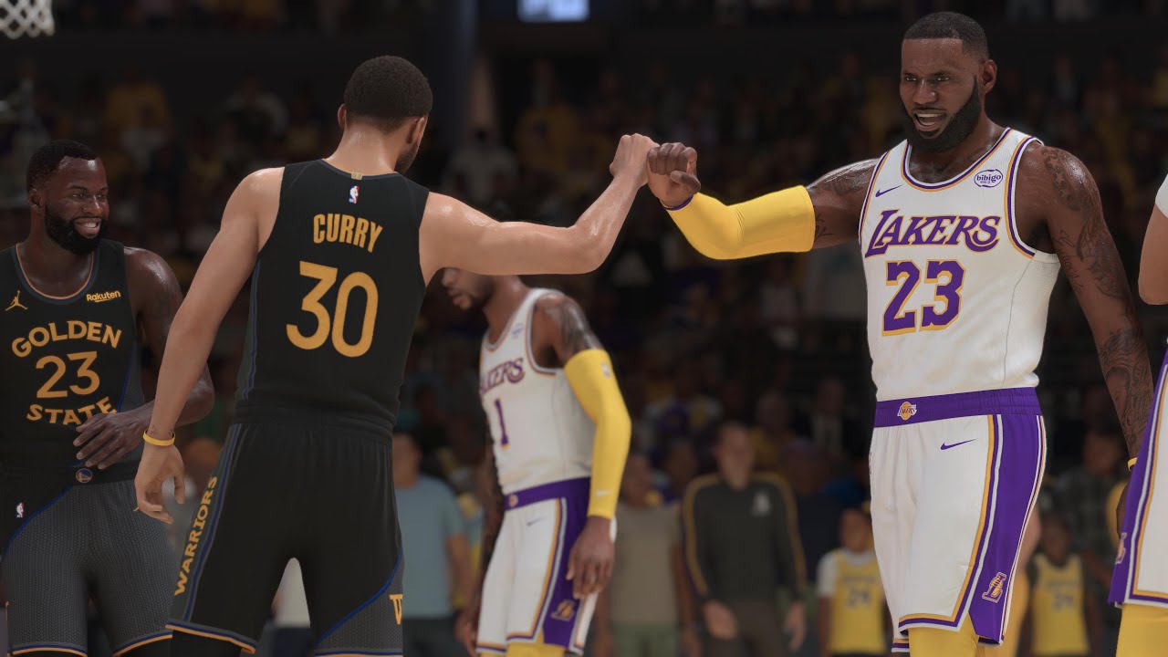 NBA PRESEASON LOS ANGELES LAKERS vs GOLDEN STATE WARRIORS NBA 2K25 ...