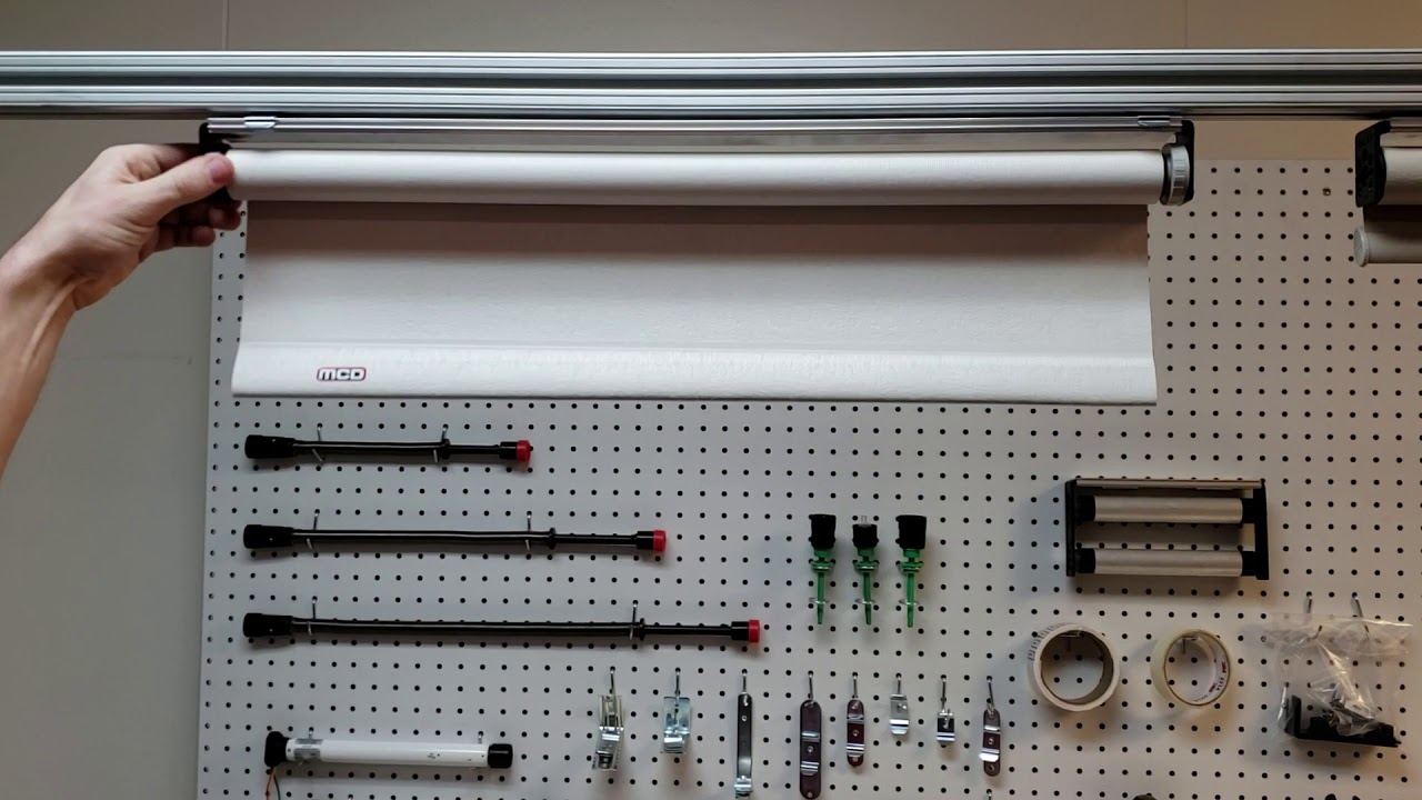 MCD American Series Manual Solo Shades with External Adjustment Wheels ...