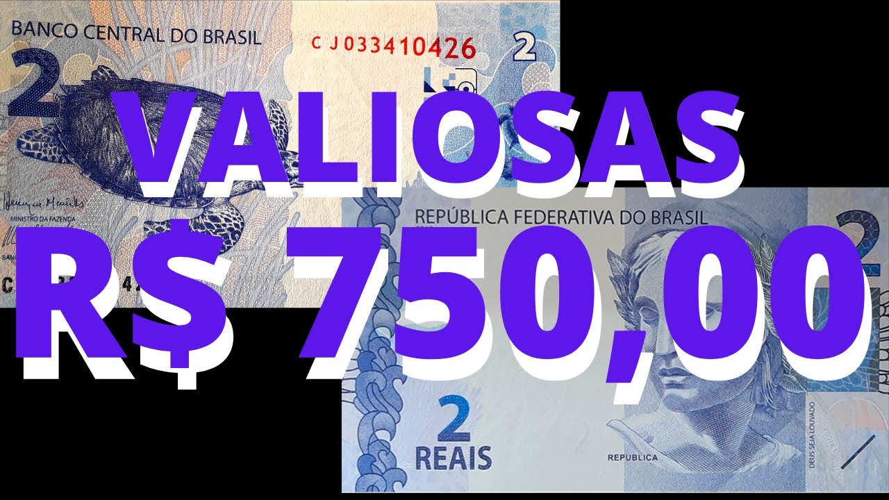 4 cédulas valiosas raríssimas do real confira as notas de 2 reais CJ ...