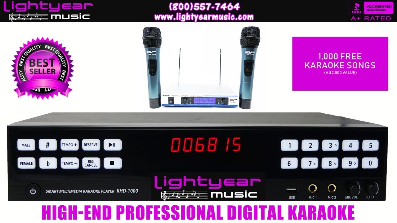 High-End Professional Bluetooth Digital Karaoke System | Karaoke Room ...