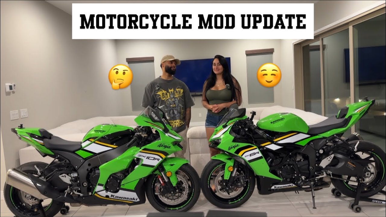 Kawasaki Zx10r and Zx6r Mod Update @TSTindustries - YouTube