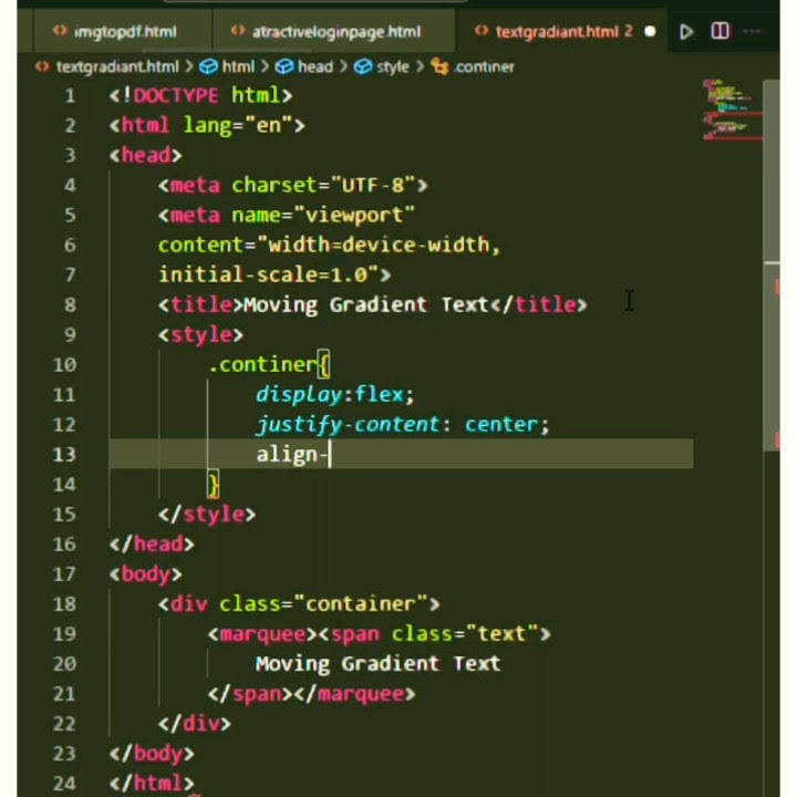How to Create a Text- Image Gradient ||HTML || CSS || #Html #css #Viral #shorts - YouTube