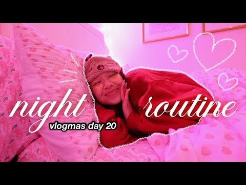 winter night routine ❤︎ Vlogmas Day 20!