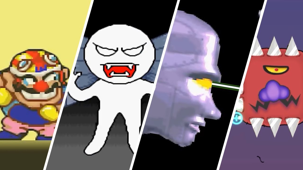 Evolution of Boss Minigames in WarioWare Games - YouTube
