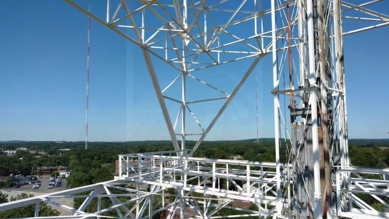 Views From The WHDH-TV Tower, Boston - YouTube