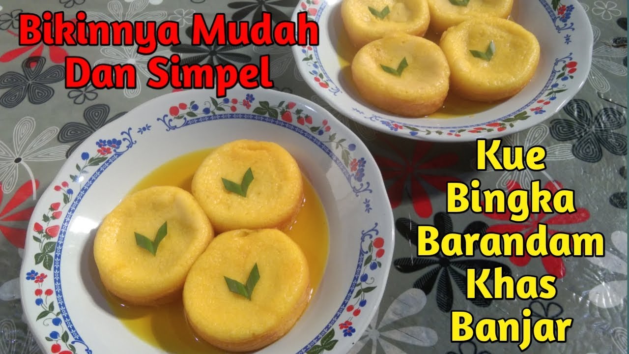 Kue Bingka Barandam Khas Banjar - YouTube