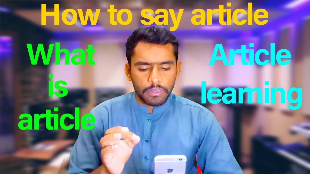 How to say article | article larning | article on online learning ...