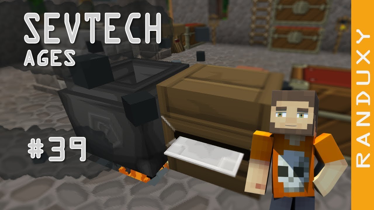 SevTech Ages: Minecraft - Ep.39 - The Cauldron and the saw, moving ...