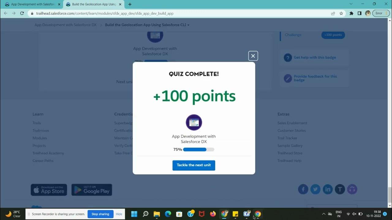 Build The Geolocation App Using Salesforce Cli App Development With Salesforce Dx Youtube
