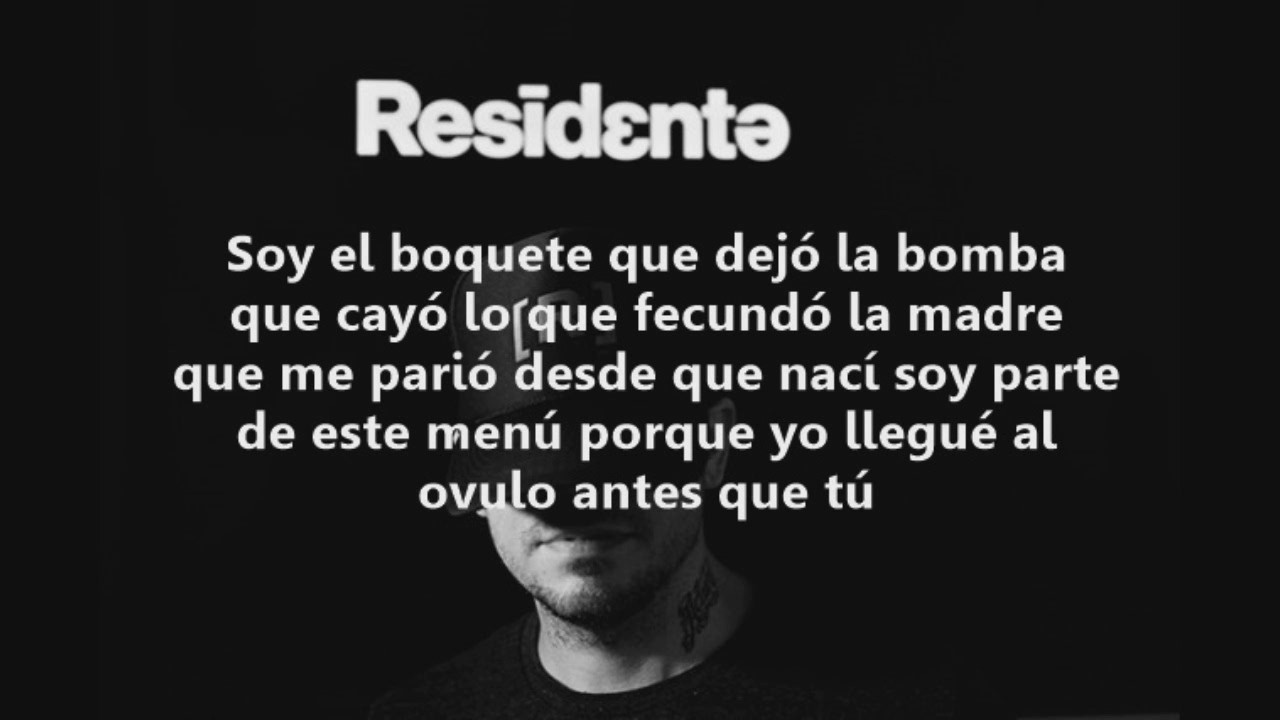 Residente - Guerra Letra - YouTube