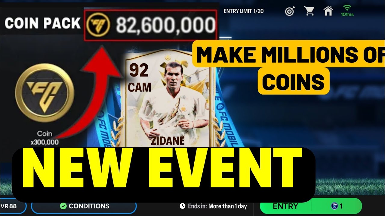 NEW ICONIC EVENT IN FC24 MOBILE IS HERE!! HOW TO MAKE MILLIONS OF COINS ...