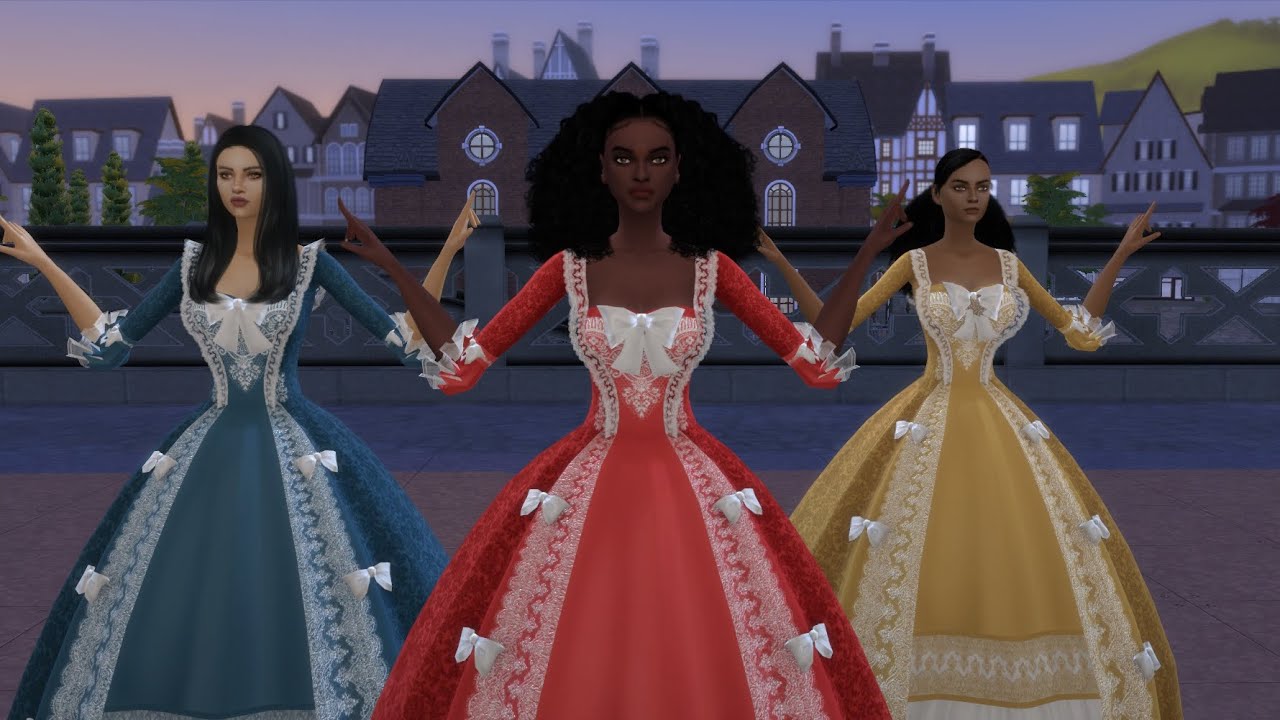 The Schuyler Sisters ||Sims 4|| Hamilton - YouTube