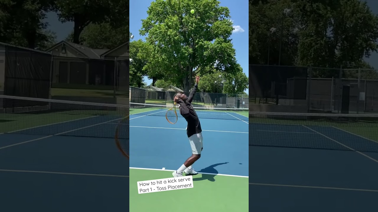 How to hit a kick serve - Part 1 Toss Placement - YouTube