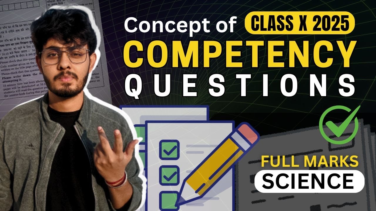 How to solve Competency Based Questions in Science class 10 | Class 10 ...