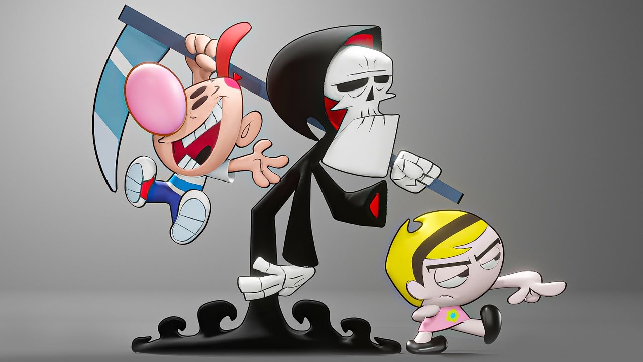 Sculpting The Grim Adventures of Billy and Mandy Characters - Blender ...