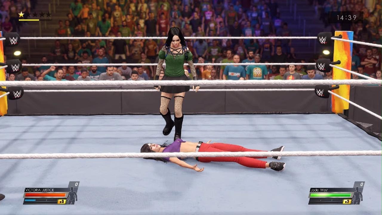 WWE 2K22 Victoria vs Jade west - YouTube
