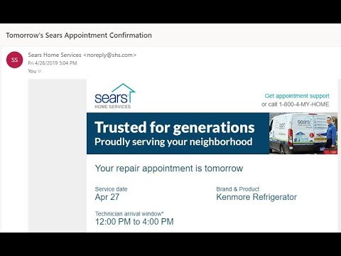 Make An Appointment With Sears Home Repair and No One Shows Up, April ...