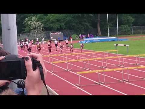 Emily Knight Tooting Bec 70m hurdles. 11.8 seconds...  Boom