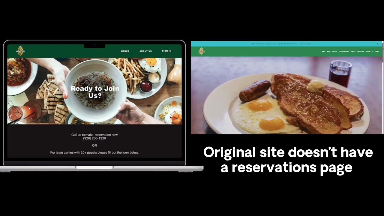 Side by Side Website Resdesign - YouTube