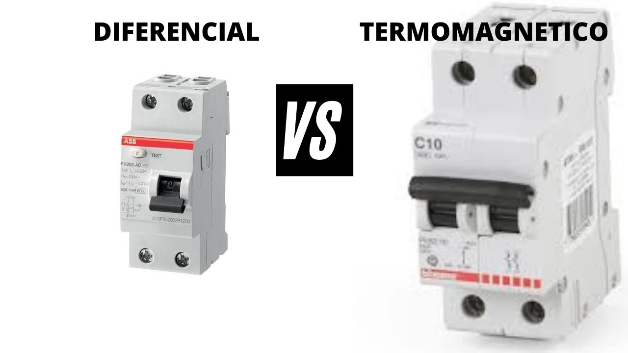 DISYUNTOR DIFERENCIAL VS TERMOMAGNETICO - YouTube
