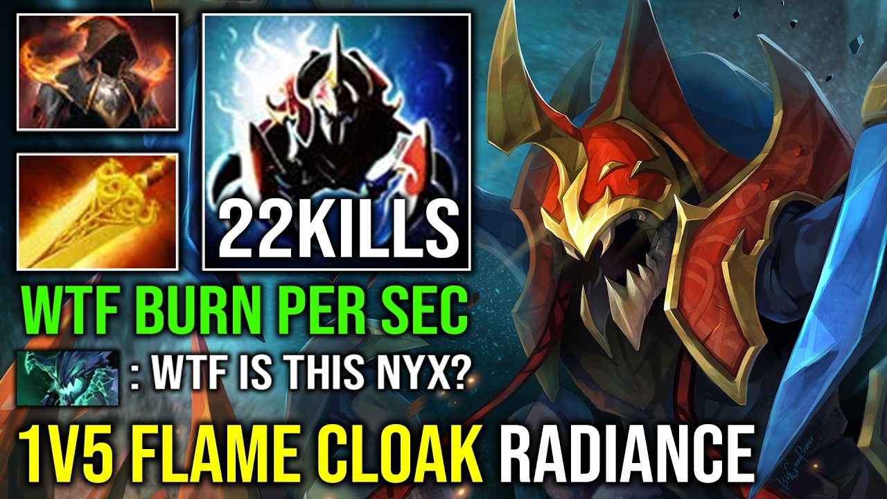 WTF 1v5 Cloak of Flame Radiance Unlimited Burn Per Second Invisible ...