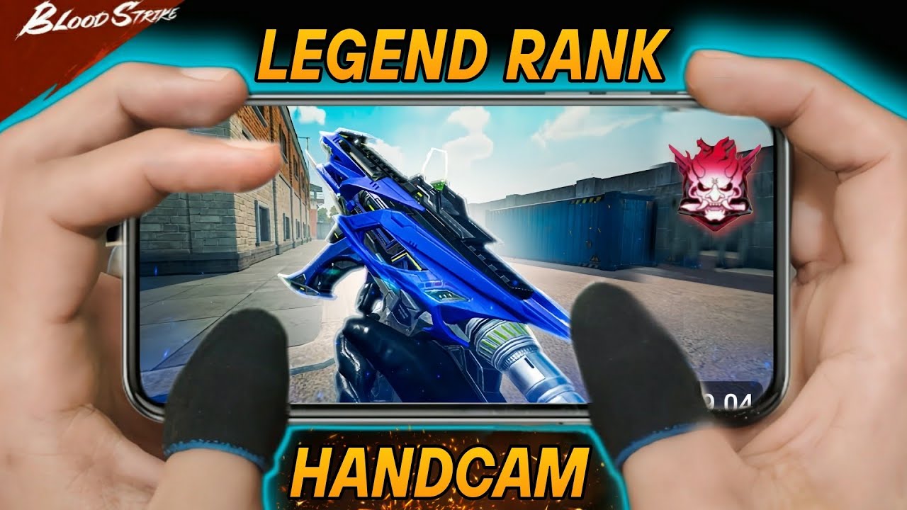 BLOOD STRIKE - 40 KILLS LEGEND RANK RANDOM SQUAD HANDCAM GAMEPLAY - YouTube