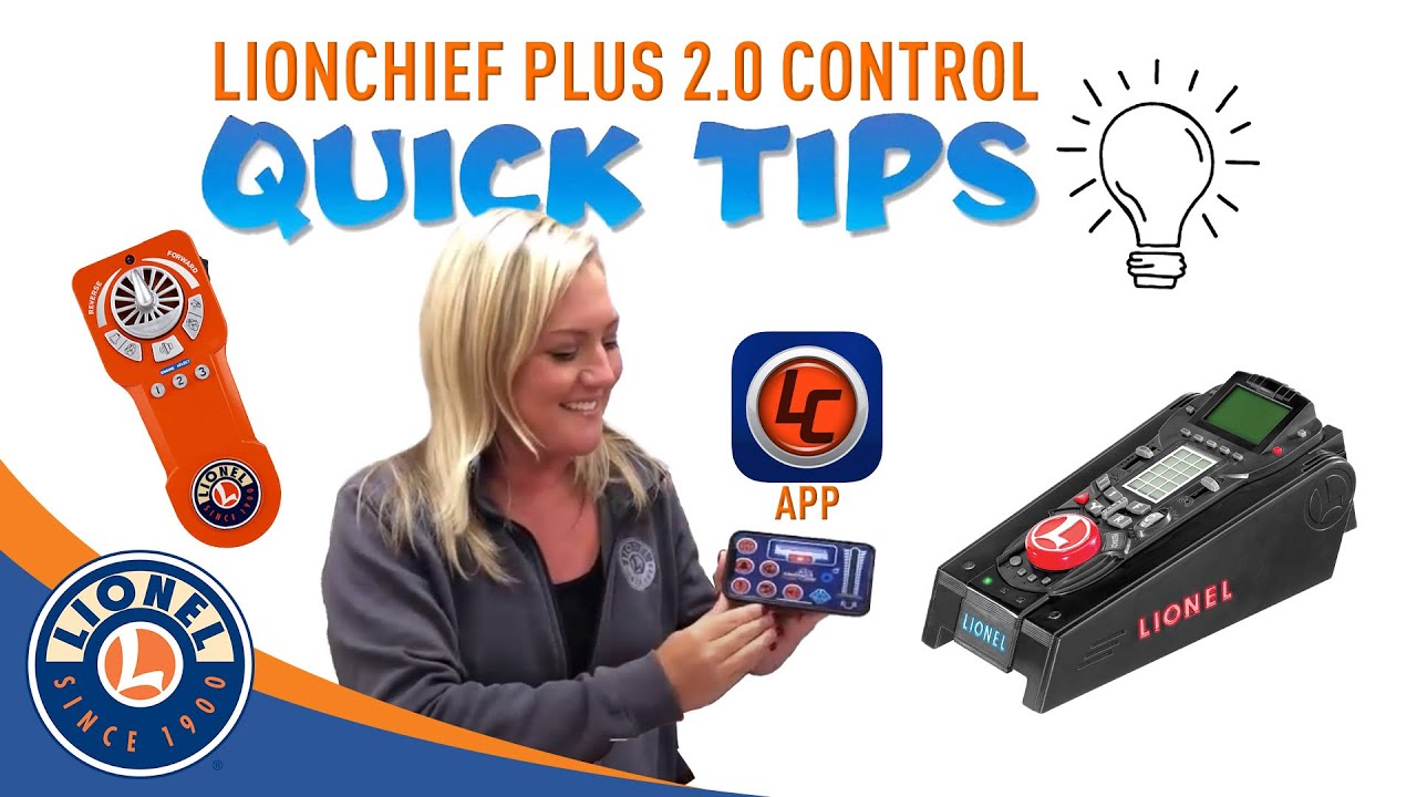 Lionel Quick Tips - LionChief Plus 2.0 Control Options - YouTube