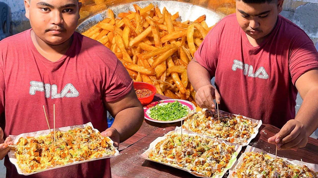 Hardworking Young Boy Making Amazing French Fries | Street Food Perfect ...