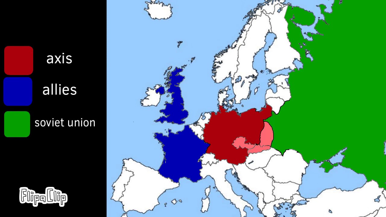 Ww2 axis victory (every day) - YouTube