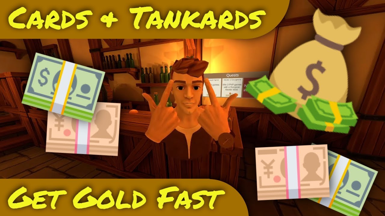 How to get gold and packs fast | VR Card Game | Cards and Tankards ...