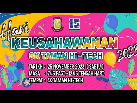 HARI KEUSAHAWANAN - HARI KARNIVAL RIA SK TAMAN HI-TECH 2023 - YouTube